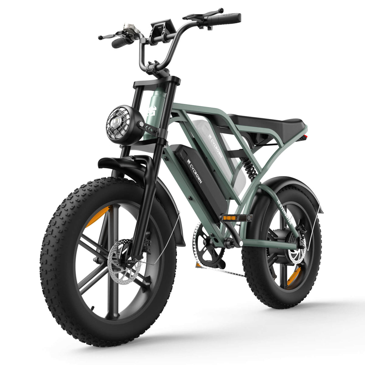 CycHunter Moped-Style Electric Bike – CYCROWN
