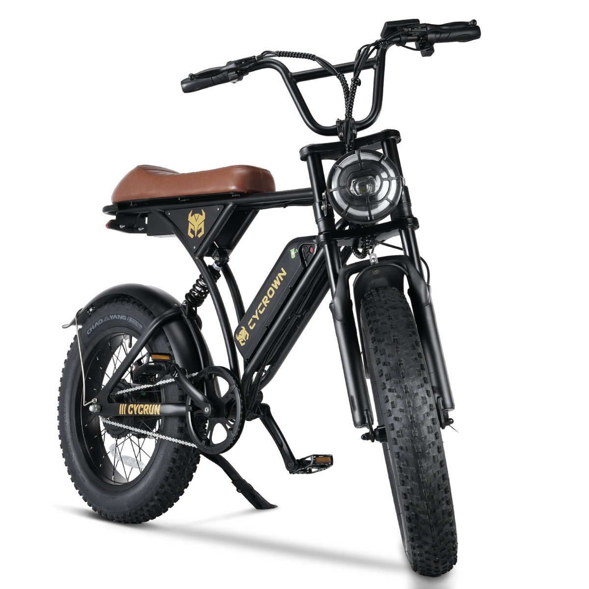 CycRun Vintage Moped Electric Bike – CYCROWN