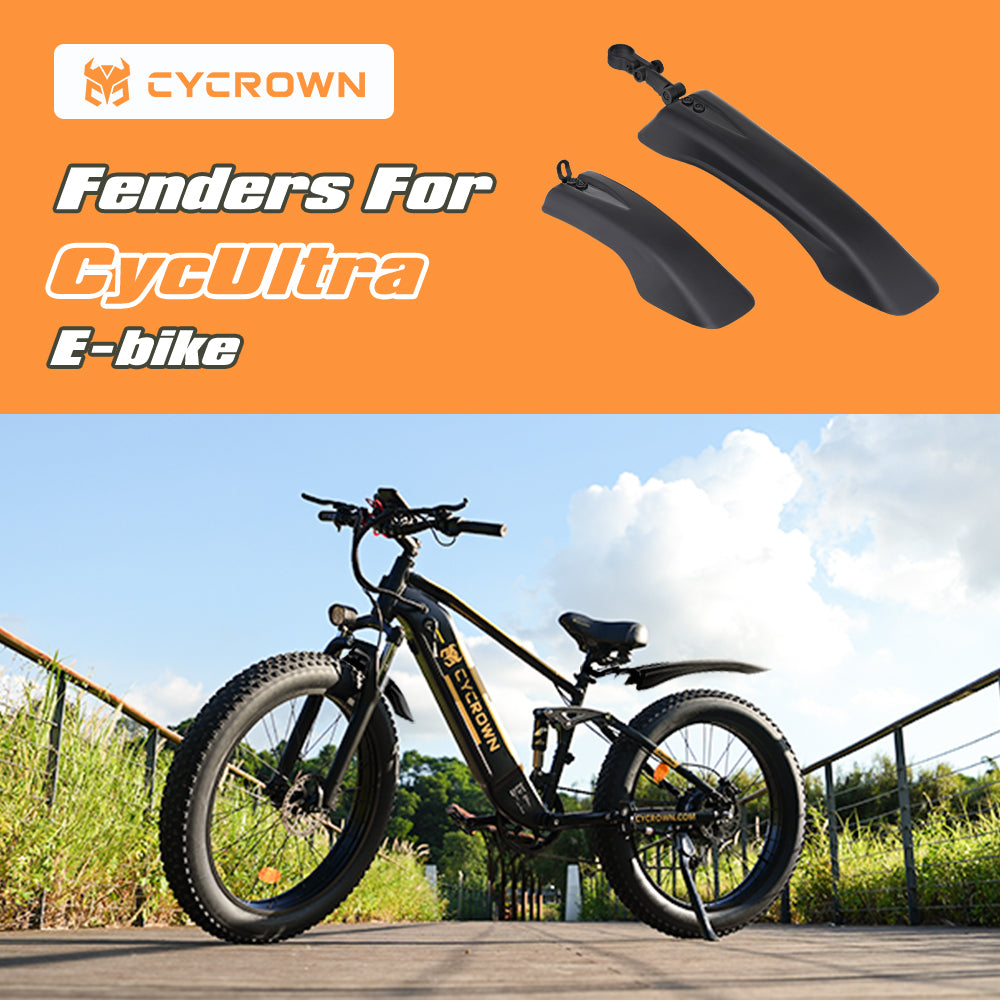 CycUltra Ebike Front & Rear Fenders – CYCROWN